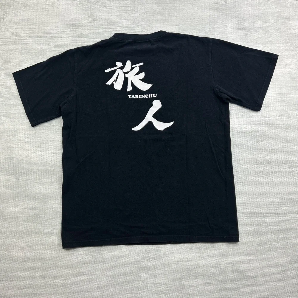 Shirts | Vintage Tabinchu Shirt Size Large Black Japanese Congee Logo ...